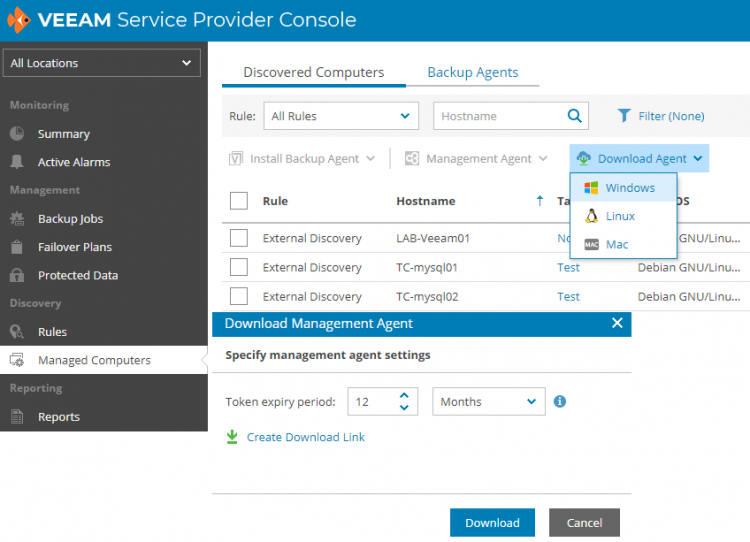 Installation de l'agent Veeam sur Windows (VSPC) — Ikoula Wiki
